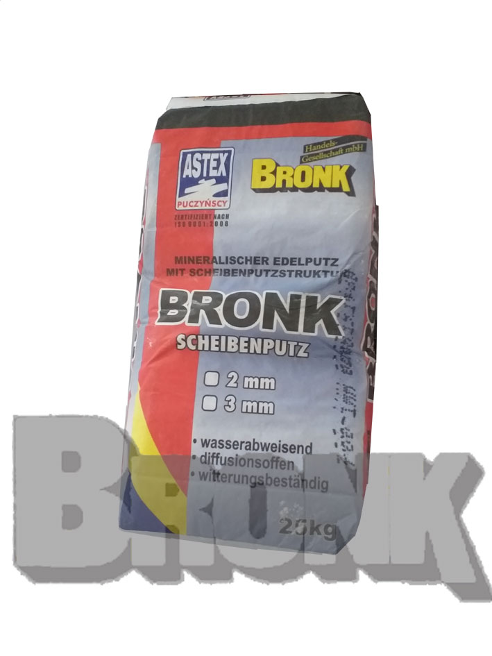 Mineralischer Scheibenputz 2 mm | Bronk